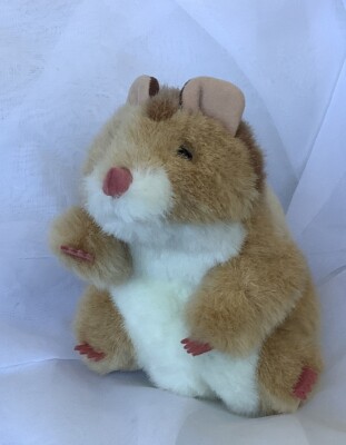 Folkmanis Hamster Hand Puppet Soft Furry Cute Gerbil Guinea Pig Plush ...