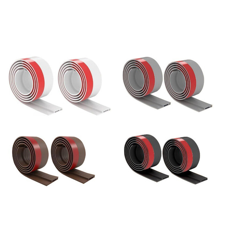 1/2/3 Rolls Door Draft Excluder Seal Strip Draught Excluder for Bottom ...