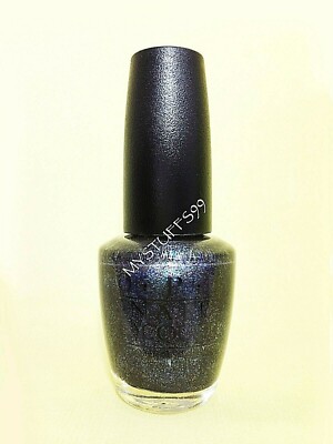 OPI Nail Lacquer "NL T01 MIDNIGHT BLUE GLITTER" TUXEDO COLLECTION 2004 ...