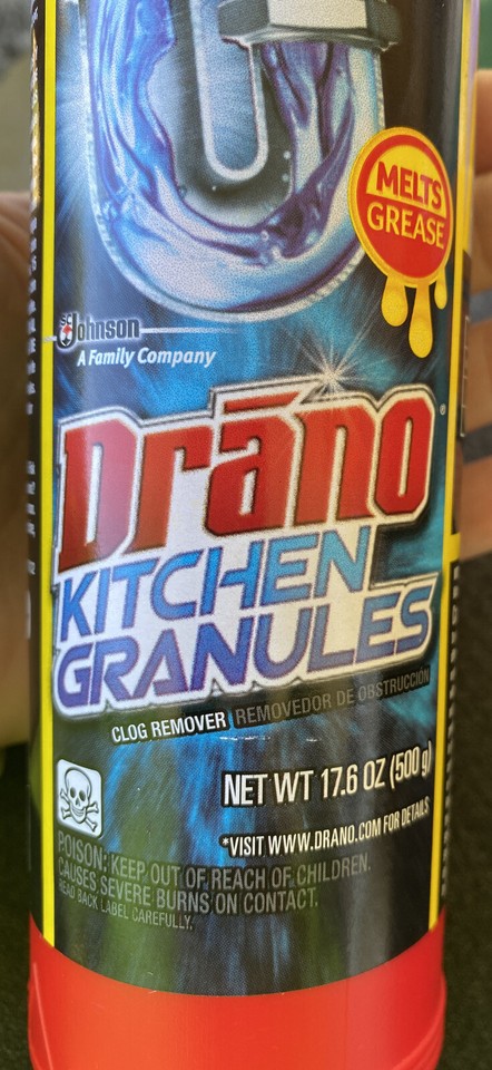 Drano Kitchen Granules Clog Remover, 17.6 Ounce | eBay