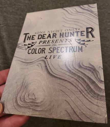 The Dear Hunter - The Color Spectrum Live (DVD) 646920316595| eBay