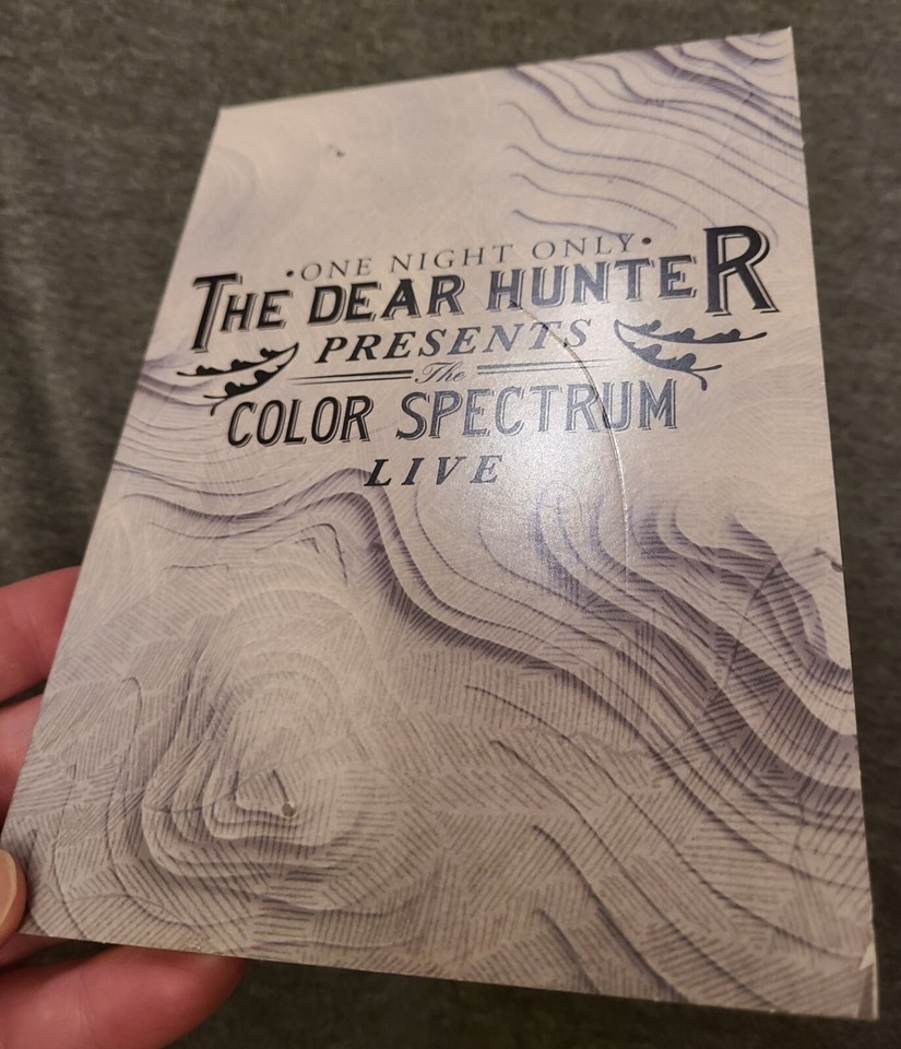 The Dear Hunter - The Color Spectrum Live (DVD) 646920316595 | eBay