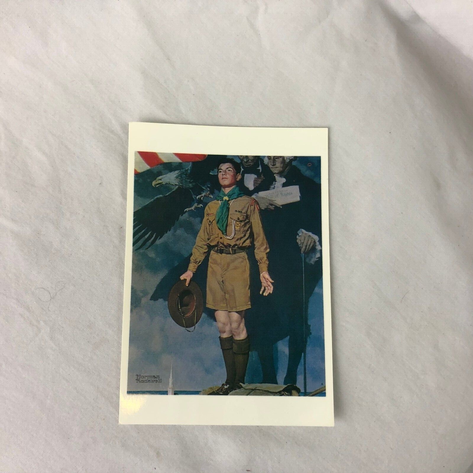 A Scout is Loyal, Norman Rockwell Boy Scout Postcard 1951 | eBay
