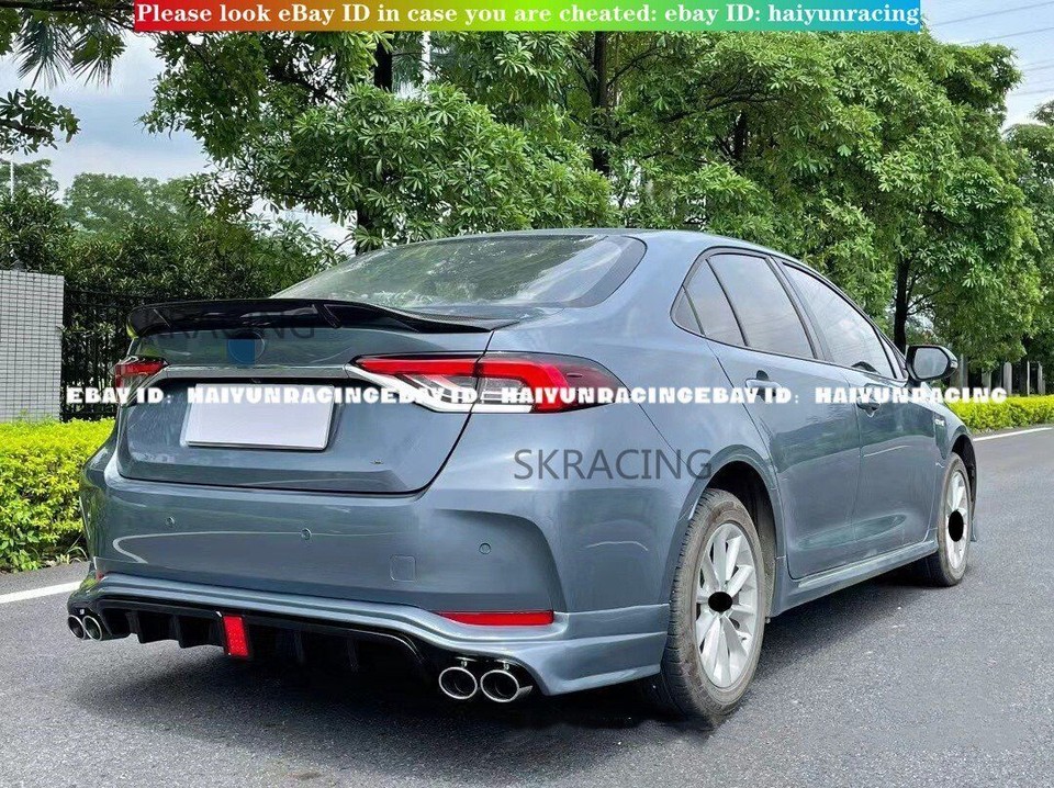 Gloss Black Duckbill Rear Trunk Lip Wing Spoiler For 2009-2021 Toyota ...