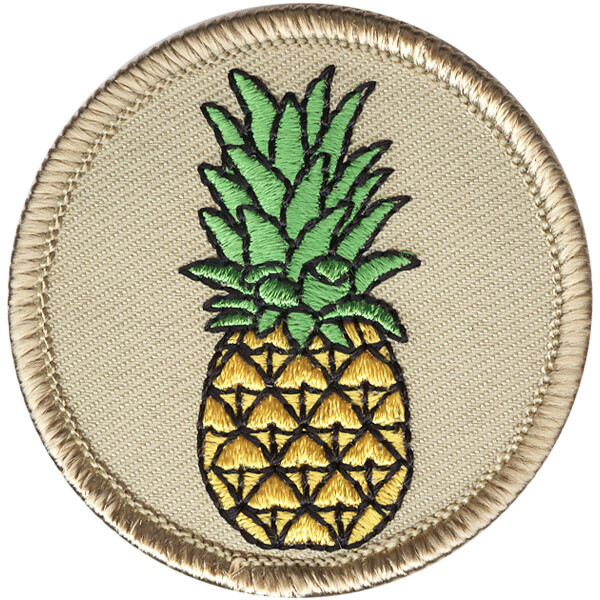 OFFICIAL Pineapple Patrol Embroidered Sew On Patch - Boys Scouts BSA 114-O | eBay