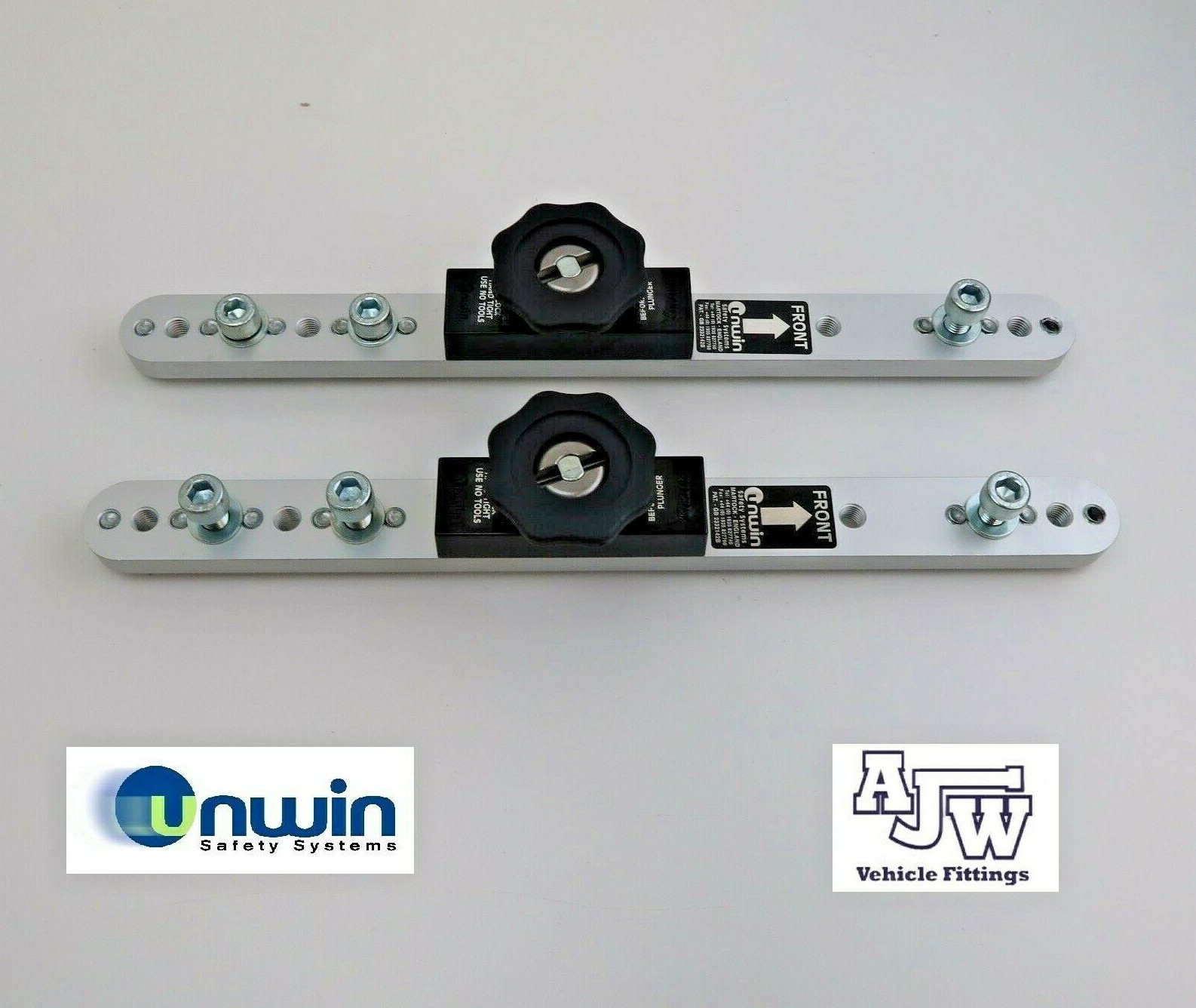 Unwin Quick Release Seat Clamp (x2) Lockable Runner Tracking Rail ...