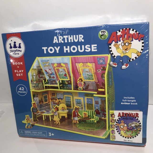 Storytime Toys Arthur Toy House 3d Puzzle Book &toy Set PBS Show Read ...