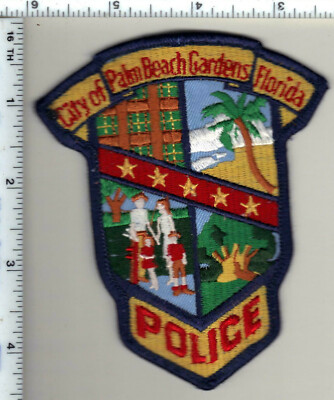 Palm Beach Gardens Police (Florida) Shoulder Patch | eBay