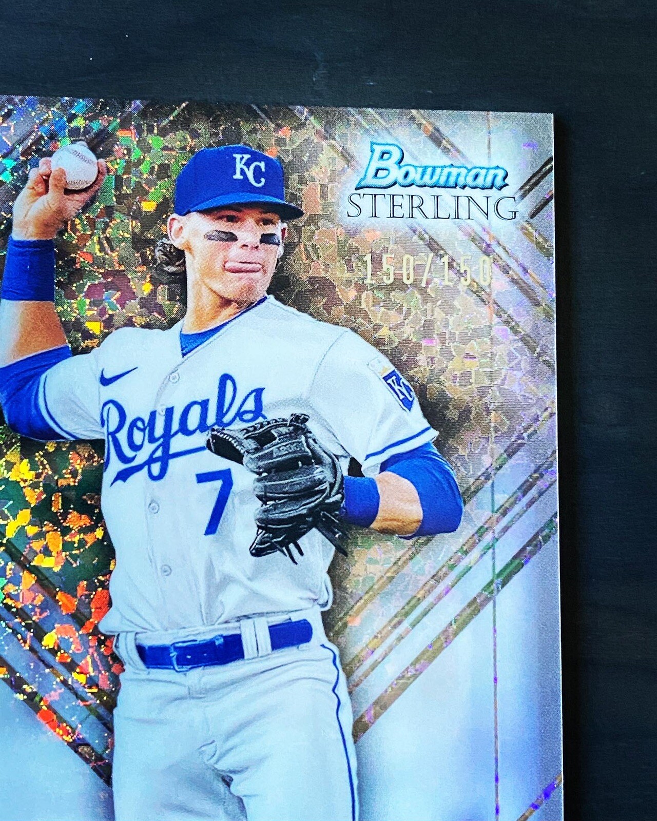 2022 Bowman Sterling Rookies Mini-Diamond Bobby Witt Jr. Rookie RC #150 ...