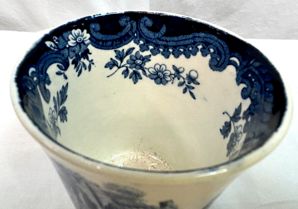 Rare ROYAL WORCESTER Palissy Pottery ~ 1790 Avon Scenes Beaker ~ Made ...