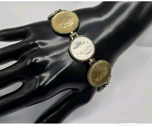 Vintage Italian Designer MILOR High End Italian Coin Sterling Silver ...
