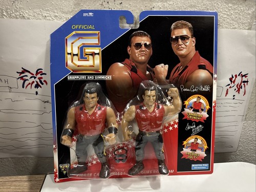 WWF Quebecers PCO Rougaeu Wrestling Figure Hasttel Grapplers & Gimmicks ...