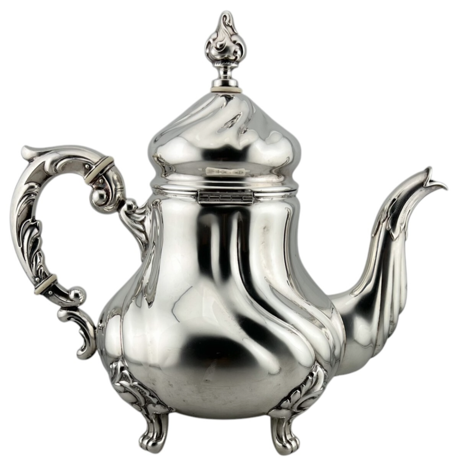 EMIL HERMANN 4 Piece Art Nouveau Sterling Silver Coffee/ Tea Set | eBay