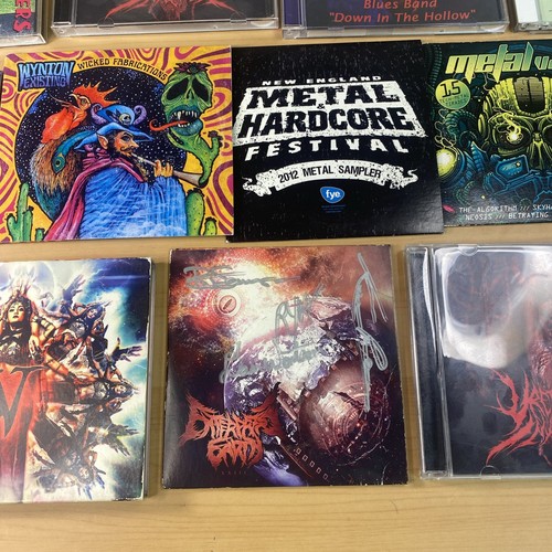 Lot of 12 CDs Rock, Heavy Metal, Death Metal + Obscure Artists 3 SIGNED ...