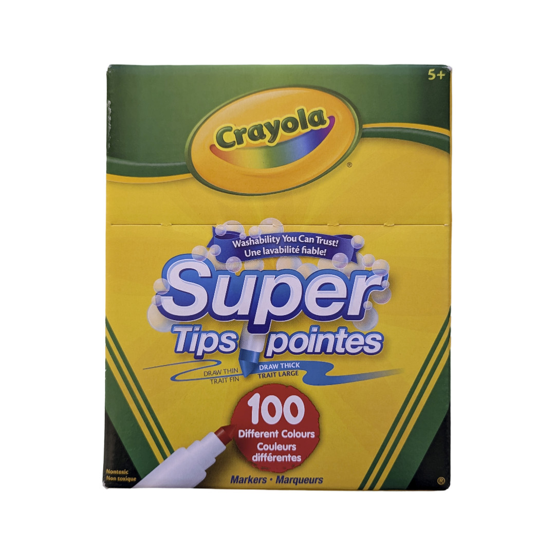 Análisis detallado: Crayolas Super Tips 100 - Descubre sus ventajas y ...