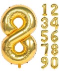 40 inch GOLD Number Mylar Giant Large Balloon Birthday Anniversary ...