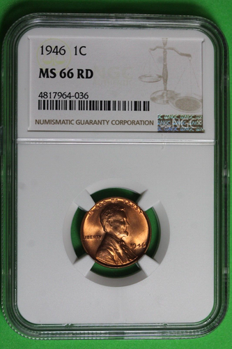 1946 Red MS66RD Lincoln Wheat Cent #B37047 | eBay