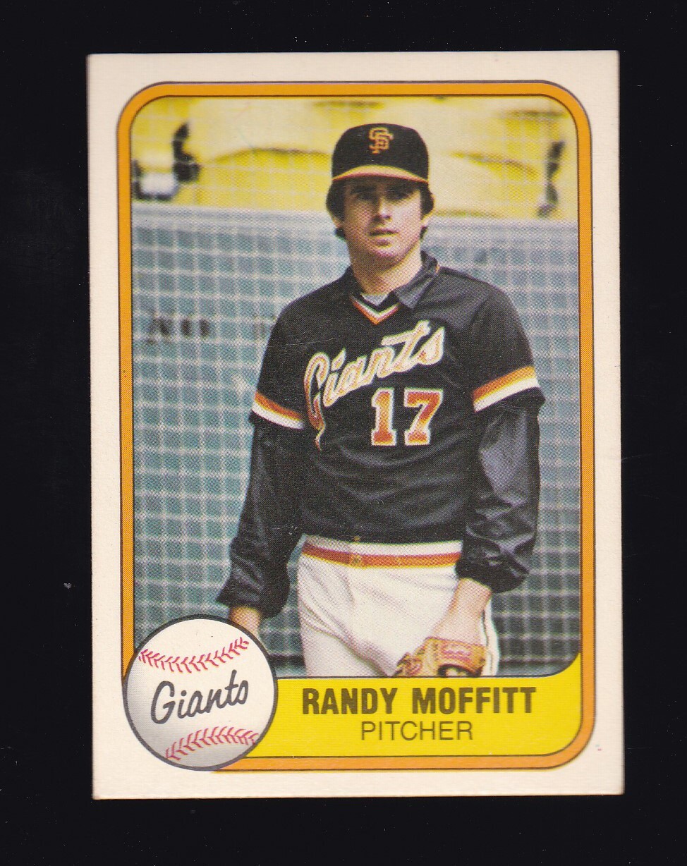 1981 Fleer Randy Moffitt #446 San Francisco Giants | eBay