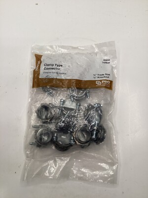 2 Pack of 10 Sigma Electric 45650 ProConnex NM/SE Clamp Cable Connector ...