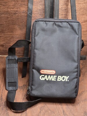 Official Nintendo Original Gameboy Black Vintage Carrying Case Bag | eBay