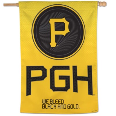 PITTSBURGH PIRATES PGH CITY CONNECT 28"X40" BANNER FLAG NEW WINCRAFT 🏴 ...