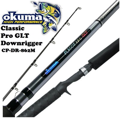 Okuma Classic Pro GLT 8'6" Downrigger Trolling Rod Medium CP-DR-862M | eBay