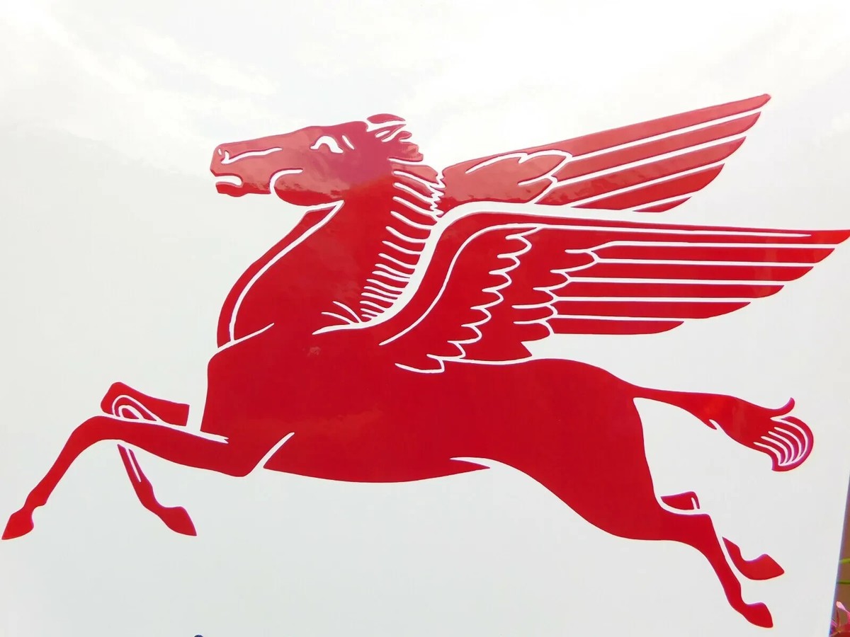 Mobil Pegasus Logo 12 Mobil Gas Pegasus Stock Photos, High Res