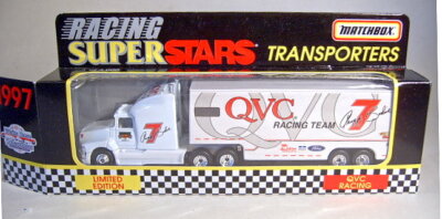 Matchbox Convoy CY113 Ford Aeromax "QVC Racing Team" Nascar | eBay
