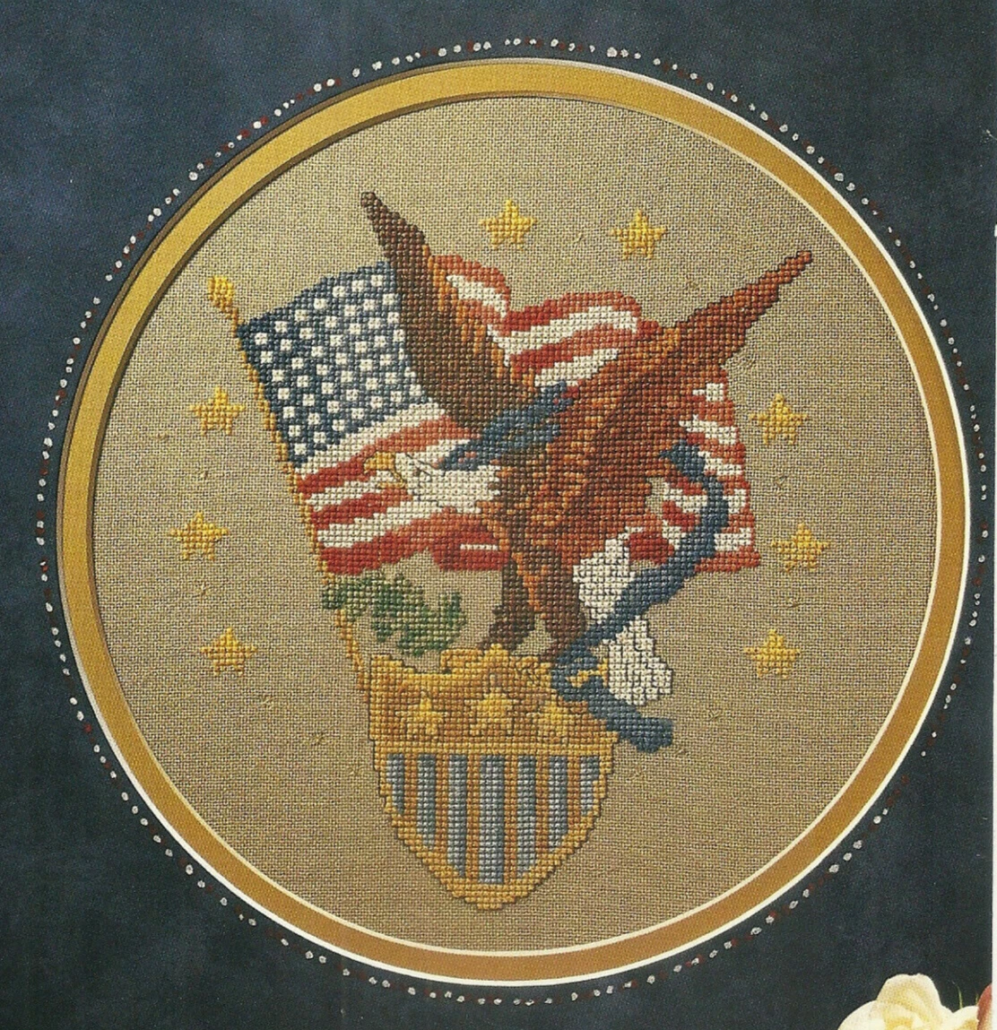 American Flag And Eagle Cross Stitch Pattern Best Sale | cozeliving.com