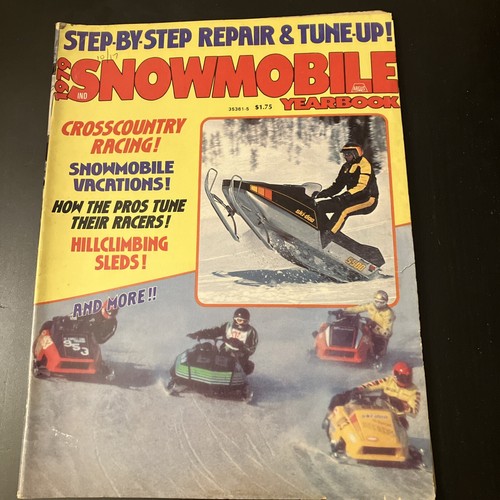 Vintage 1979 Snowmobile Mechanics Yearbook Magazine racing | eBay