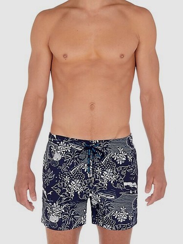 $120 HOM Men's Blue Tropic Beach Swim Trunks Shorts Size XL ...