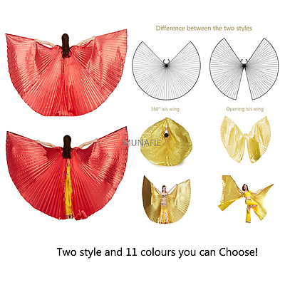 Opend Belly Dance Wings Professional Isis Wings Belly Dance Costume ...