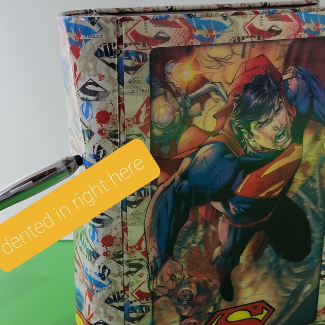 Superman DC Superhero Prime 3d 300 PC Puzzle in Tin Book Shaped Dent ...
