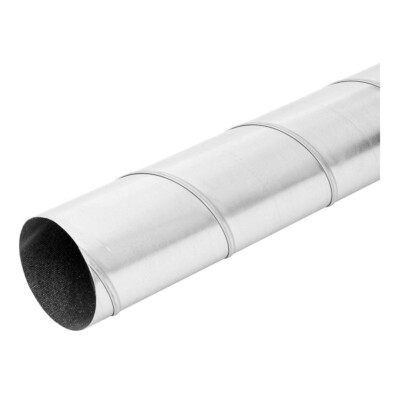Metal Spiral Air Duct - 300mm Length / Galvanised Steel Rigid Pipe Vent ...