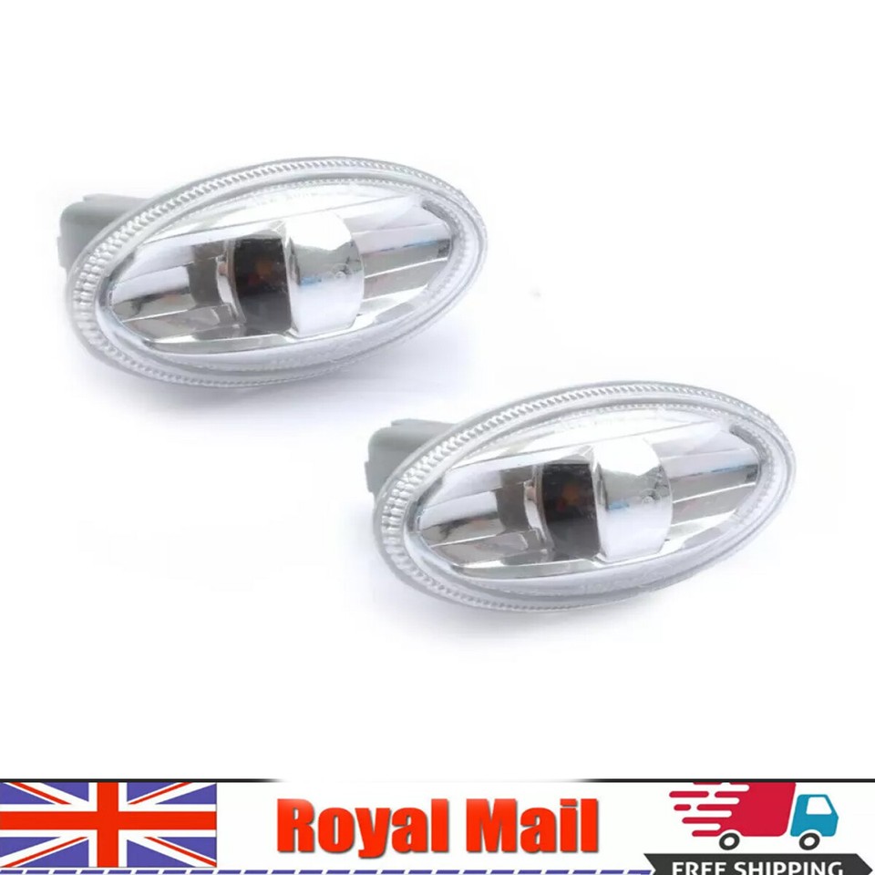 2X SIDE INDICATOR REPEATER LAMP FOR CITROEN BERLINGO C-ELYSEE C1 C2 C3 ...