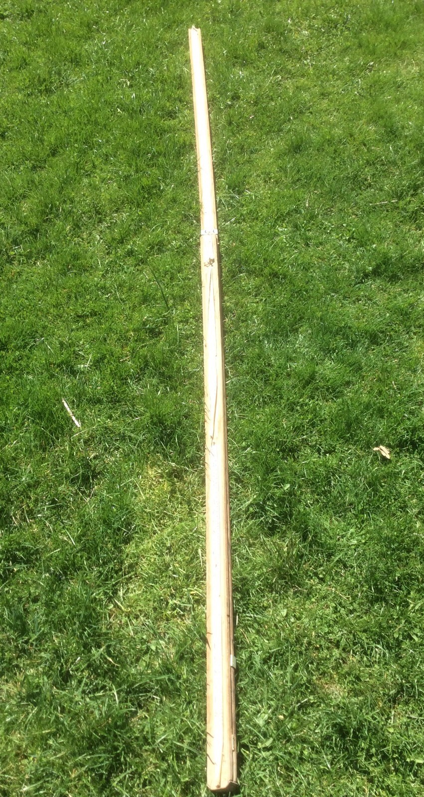 Shabby Folding Surveying 10ft ? Wood Marker Pole , Rough Condition ...