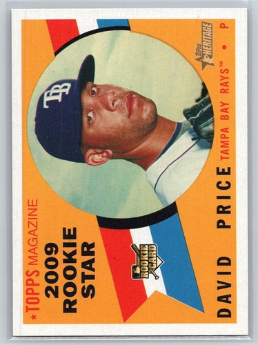 2009 Topps Heritage David Price #73 Tampa Bay Rays Rookie | eBay