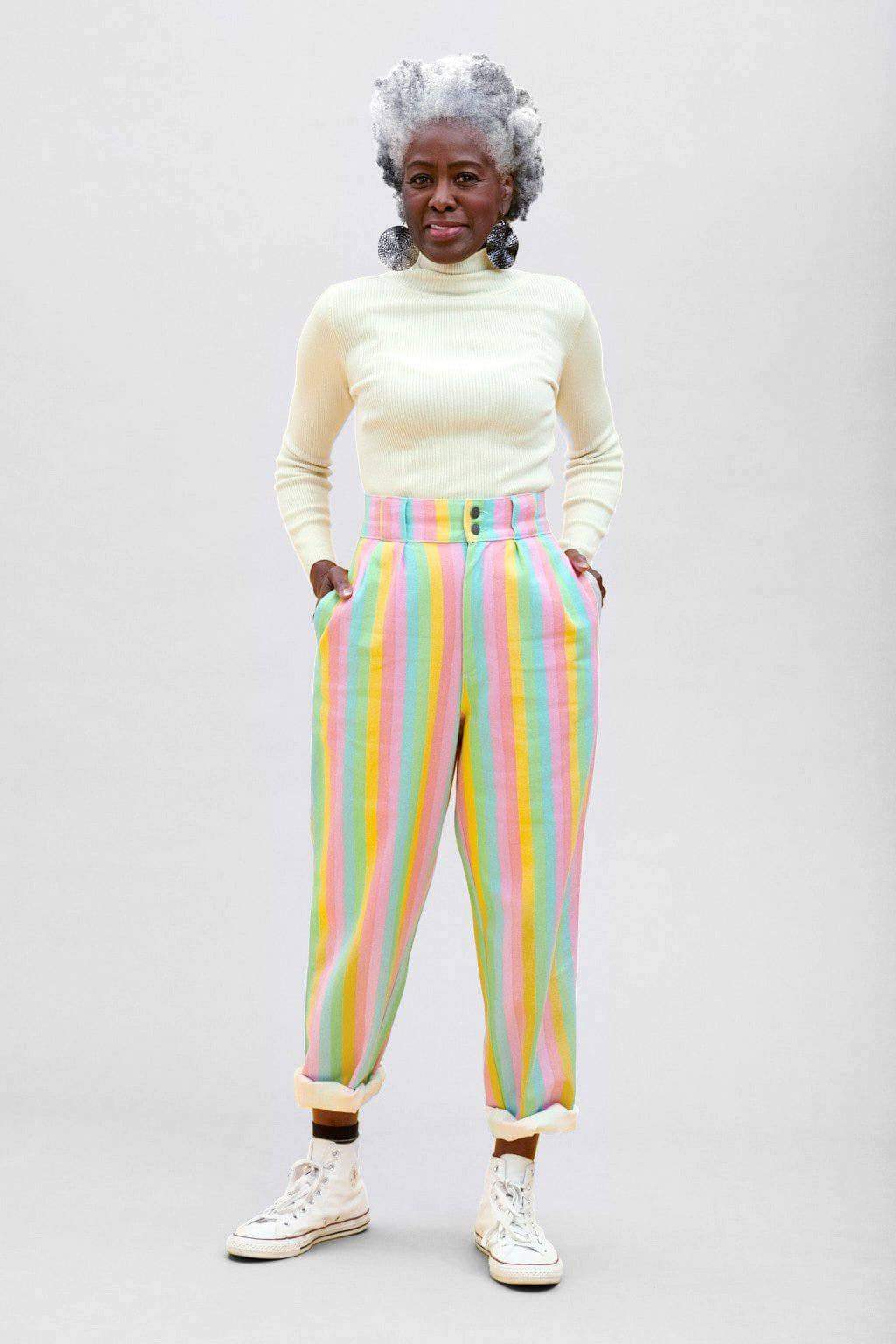 Addison Jeans: ORGANIC TWILL - Pastel Rainbow-Lucy & Yak ! | eBay UK