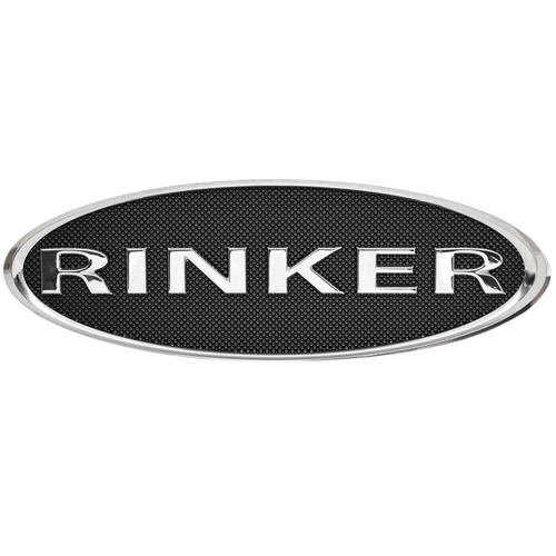 Rinker Boat Raised Emblem Decal 2190231 | 20 1/2 Inch Silver Black for ...