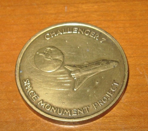 Vintage Challenger 7 Omni 10th Coin 1986 Space Monument Project Scobee ...