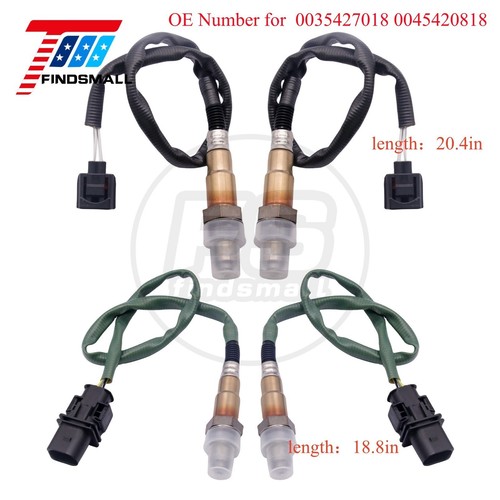 NEW 4 x Up+Downstream Oxygen Sensor For Mercedes-Benz C300 2008-2012 ...