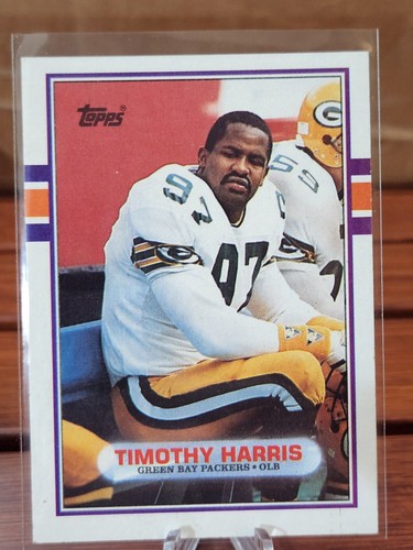 1989 Topps NFL Football Timothy Harris - Green Bay Packers - Card #374 - Base | eBay