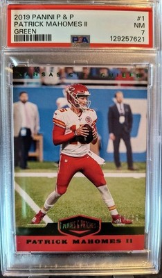 2019 Panini Plates & Patches - Patrick Mahomes II #1 Green /25 | eBay