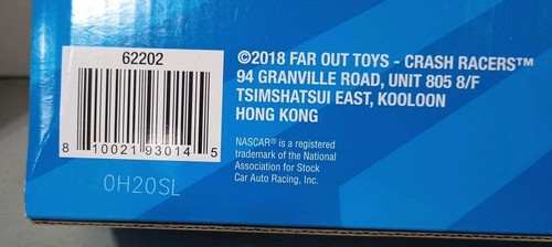 Team NASCAR Crash Circuit Road Course Race Car Track Set with Winner’s ...