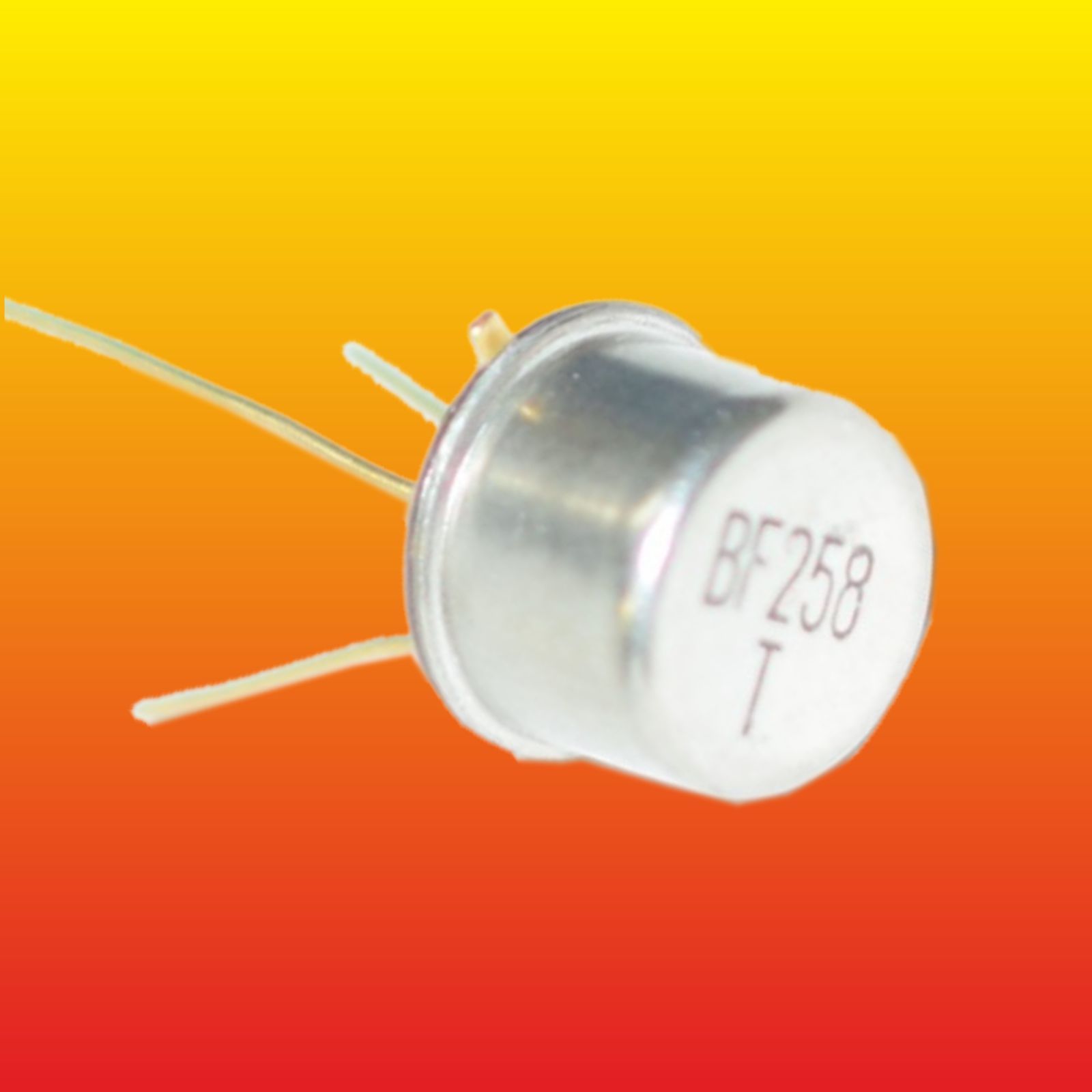 BF258 LOT OF 1 SILICON NPN GOLD-PLATED TRANSISTOR 0.8W 0.1A ~ 2N6461 ...