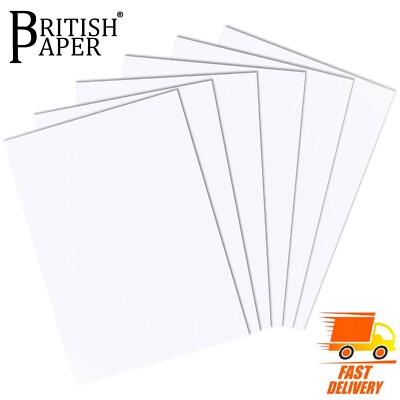 WHITE THICK THIN CARD MAKING A6 A5 A4 A3 A2 PAPER SMOOTH REAM SHEET ...