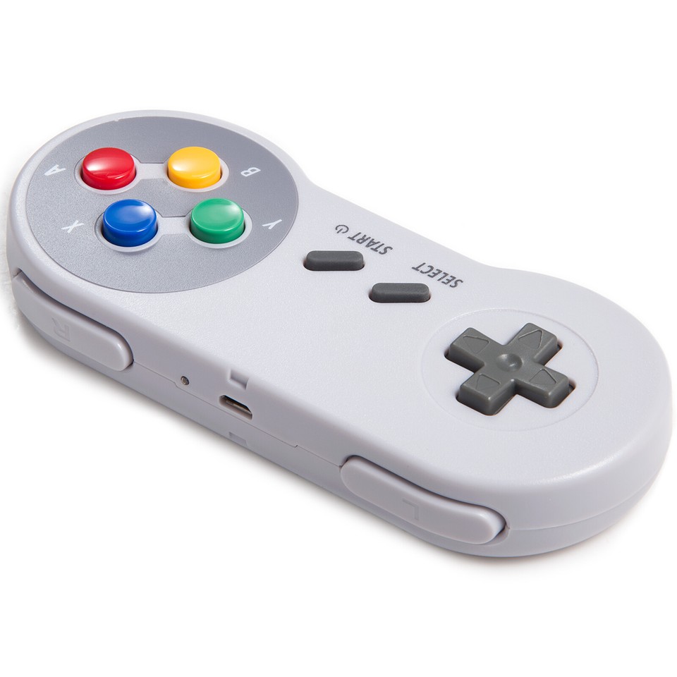 2x Wireless SNES Controller Remote Gamepad For Original Super SNES ...