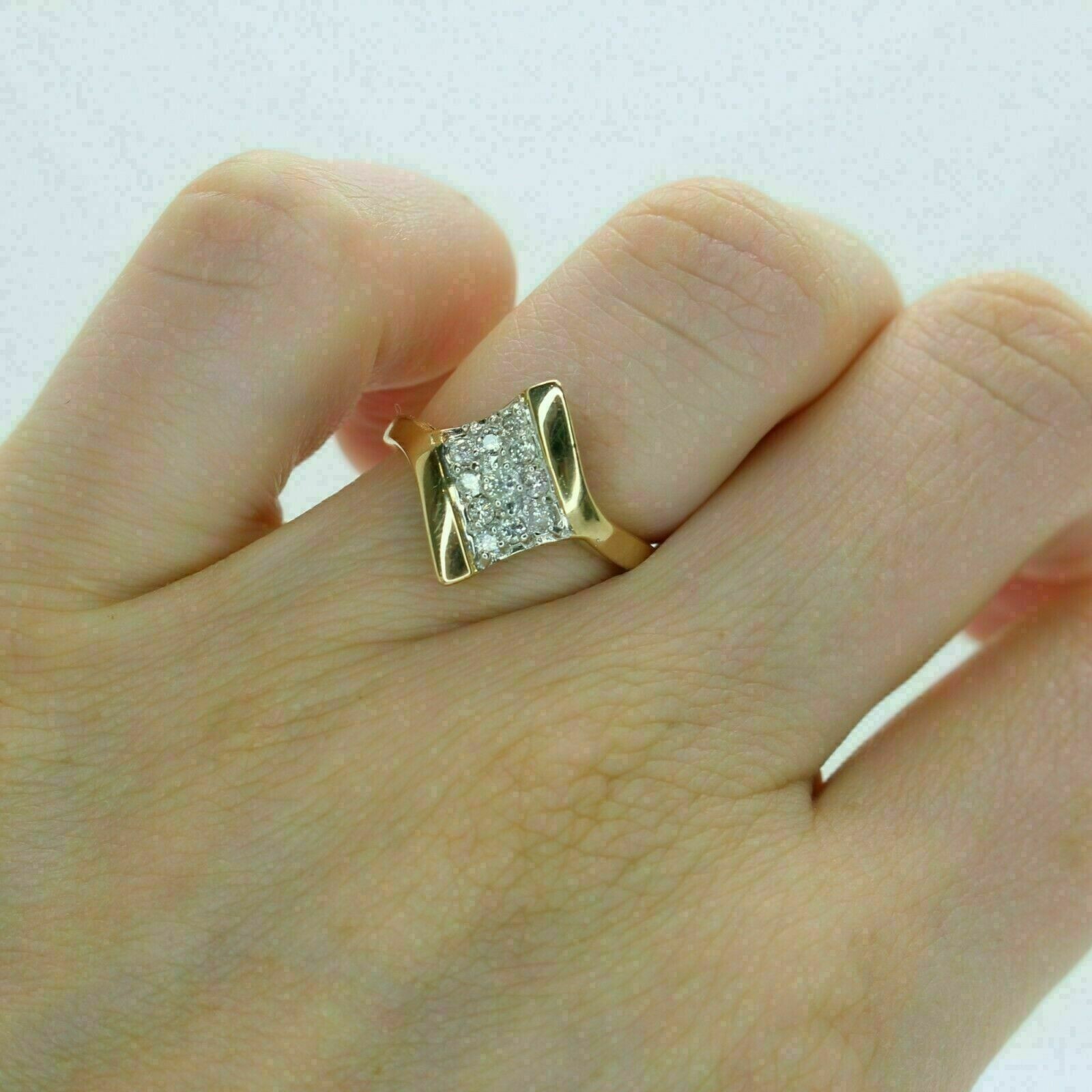 1.2Ct Round Lab-Created Diamond Lovely Engagement Ring Yellow Gold ...