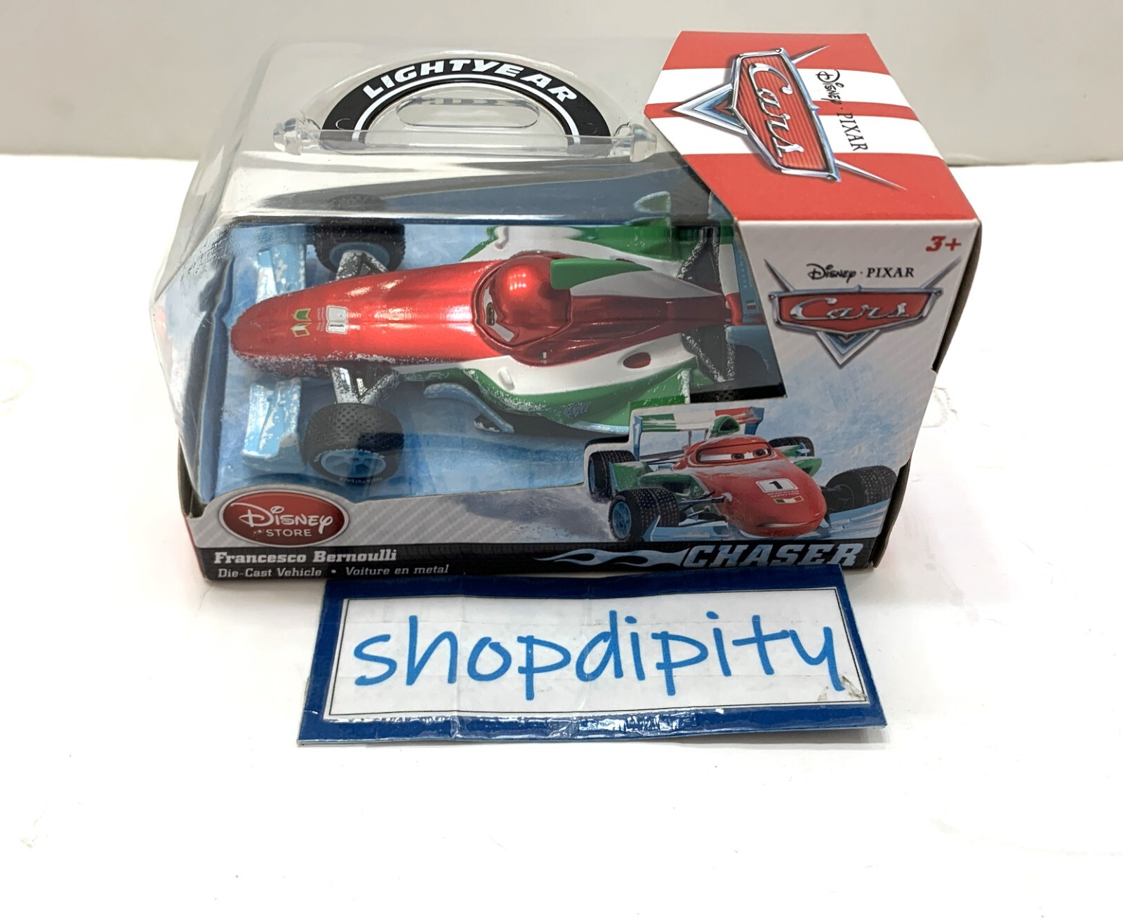 Disney Store Exclusive CARS Chaser FRANCESCO BERNOULLI DIE-CAST Ice ...