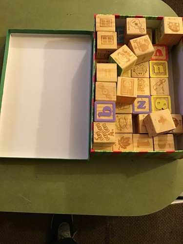 Lot 40 Wooden Building Blocks Garanimals Alphabet Numbers, With Box. | eBay